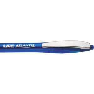 BIC Atlantis Original Retractable Ball Pen, Medium Point (1.0 mm), Blue, 2-Count, 13472