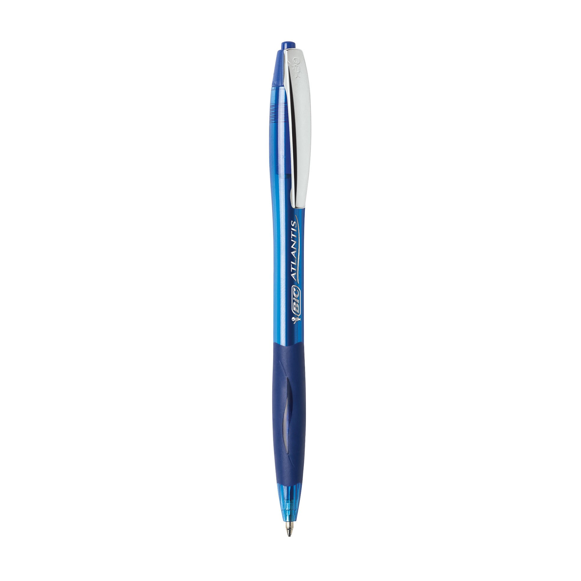 BIC Atlantis Original Retractable Ball Pen, Medium Point (1.0 mm), Blue, 2-Count, 13472