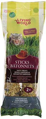 Living World Hamster Honey Treat Sticks, 4-Ounce