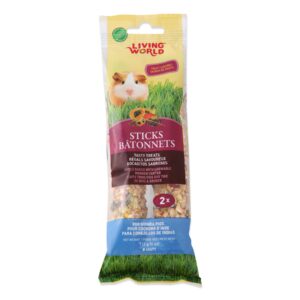 Living World Guinea Pig Fruit Treat Sticks, 4-Ounce