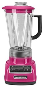 kitchenaid ksb1575cb 5-speed diamond blender with 60-ounce bpa-free pitcher - cranberry