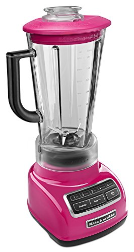 KitchenAid KSB1575CB 5-Speed Diamond Blender with 60-Ounce BPA-Free Pitcher - Cranberry