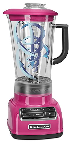 KitchenAid KSB1575CB 5-Speed Diamond Blender with 60-Ounce BPA-Free Pitcher - Cranberry