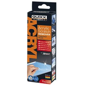 QUIXX 10003 Acrylic Scratch Remover - Removes Scratches From Clear Acrylic and Plexiglas Surfaces On Cars, Motorcycles, Caravans, and Boats