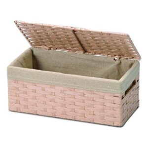 千鳥産業(Chidori-sangyo) 58-90GY Paper Basket Storage Box, Beige, Gray