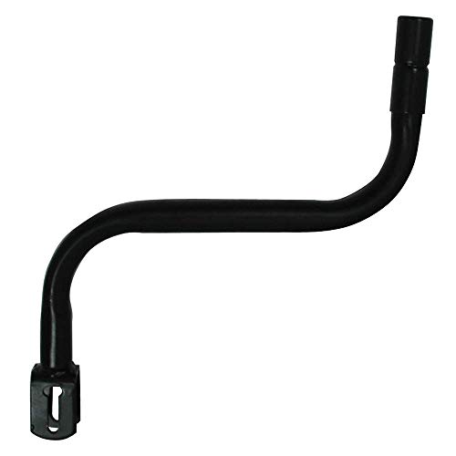 Jack Handle, 6-3/4 in Long, Steel, Black Paint, Bulldog Sidewind Jacks, Each