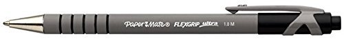 Paper Mate Flexgrip Ultra Retractable Ballpont Pens, Medium Point 1.0mm, Assorted, Pack of 5