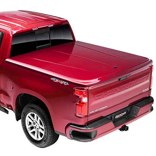 UnderCover Lux One-Piece Truck Bed Tonneau Cover | UC1116L-GAN | Fits 2014 - 2018, 2019 Legacy Chevy Silverado 1500 GAN(WA636R) - Silver Ice 5' 9" Bed (69.3")