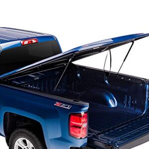 UnderCover Lux One-Piece Truck Bed Tonneau Cover | UC1116L-GAN | Fits 2014 - 2018, 2019 Legacy Chevy Silverado 1500 GAN(WA636R) - Silver Ice 5' 9" Bed (69.3")