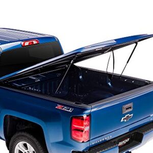 UnderCover Lux One-Piece Truck Bed Tonneau Cover | UC1116L-GAN | Fits 2014 - 2018, 2019 Legacy Chevy Silverado 1500 GAN(WA636R) - Silver Ice 5' 9" Bed (69.3")