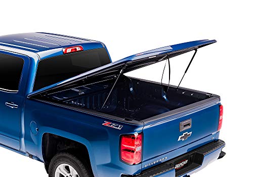 UnderCover Lux One-Piece Truck Bed Tonneau Cover | UC1116L-GAN | Fits 2014 - 2018, 2019 Legacy Chevy Silverado 1500 GAN(WA636R) - Silver Ice 5' 9" Bed (69.3")