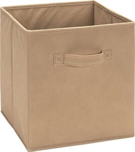 systembuild fabric storage bin, mocha