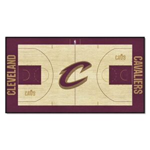 fanmats - 9483 nba cleveland cavaliers nylon face nba court runner-small 24x44