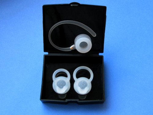 3 Parts White Set- 1 Earhook and 2 Earbuds Eartips Compatible with Motorola Boom 2+, Boom 2, Boom, HX600, Elite Flip HZ720, H17, H17txt, H19, H19txt, HX550, H525, H520 Wireless Headsets