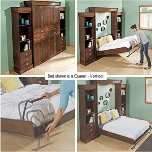 Queen Size Deluxe Murphy Bed Kit, Vertical