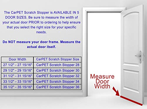 KittySmart Carpet Scratch Stopper Stop Cats from Scratching Carpet at Doorway Instantly, 5 Year Warranty, Ready for Immediate Use - Requires No Cutting, Modification, Hooks, Tape or Fasteners