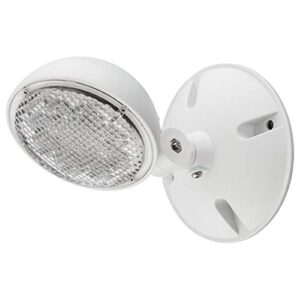 compass cors hubbell lighting led single head emergency light,white