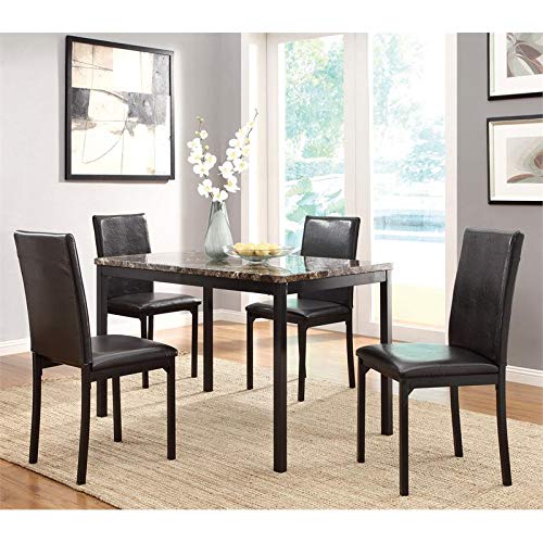 Homelegance Tempe PU Upholstered Dining Chair (Set of 4), Brown