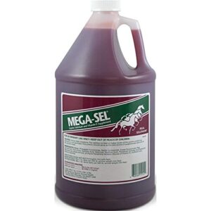 mega-sel liquid formula for horses, 1 gallon (128 fl oz)