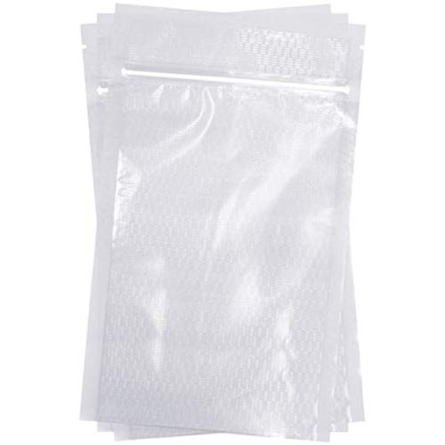 Weston Vacuum Sealer Bags, 2 Ply 3mm Thick, for NutriFresh, FoodSaver & Other Heat-Seal Systems, for Meal Prep and Sous Vide, BPA Free, 11" x 16" (Gallon), 50 count with Resealable Zipper, Clear