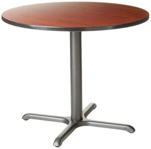 cain 36" round breakroom table- cherry