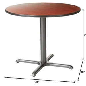 Cain 36" Round Breakroom Table- Cherry