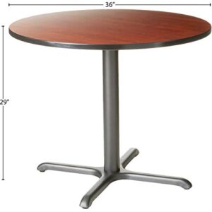 Cain 36" Round Breakroom Table- Cherry