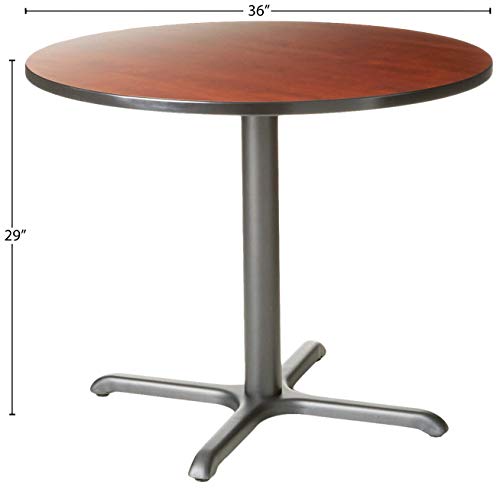 Cain 36" Round Breakroom Table- Cherry