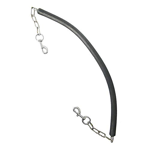 Horze Rubber Stable Chain - Black - 51 in