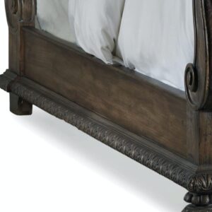 Hooker Furniture Rhapsody Tufted Upholstered Sleigh Bed