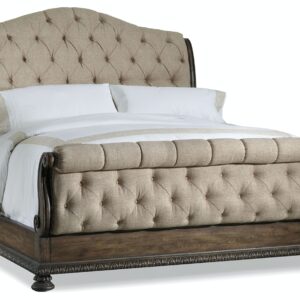 Hooker Furniture Rhapsody Tufted Upholstered Sleigh Bed