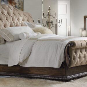 Hooker Furniture Rhapsody Tufted Upholstered Sleigh Bed