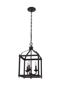 kichler larkin 22.25" 3 light pendant in olde bronze®