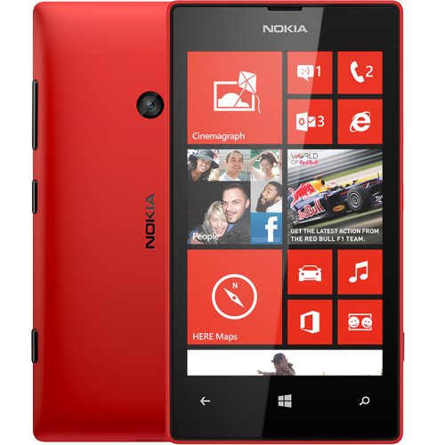 Nokia Lumia 520 Unlocked GSM Dual-Core Windows 8 Smartphone 8GB - Red