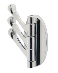 fpl door locks h2008 triple folding garment hook in polished chrome