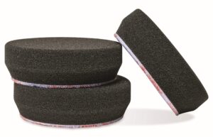 griot's garage 11274 3" black foam finishing pads (set of 3)