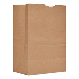 general grocery paper bags, 52 lb capacity, 1/6 bbl, 12" x 7" x 17", kraft, 500 bags