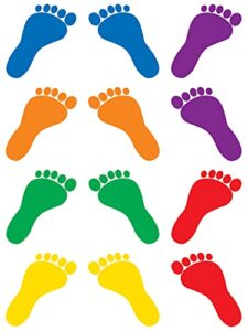 teacher created resources 5367 footprint mini accents