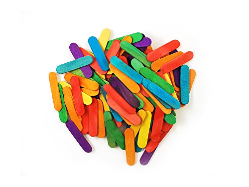 Mini Craft Sticks-Colored 2.6" 120/Pkg