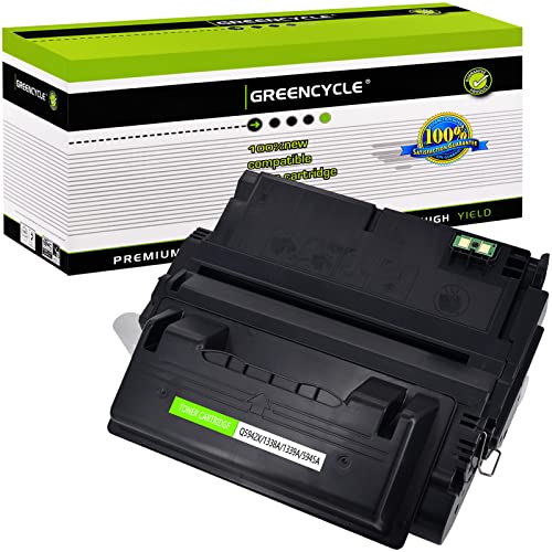 greencycle 1 PK Compatible Q5942X 42X Black Toner Cartridge Replacement for HP Laserjet 4250 4250dtn 4250dtnsl 4250n 4250tn 4350 4350dtn 4350dtnsl 4350n 4350tn Printer