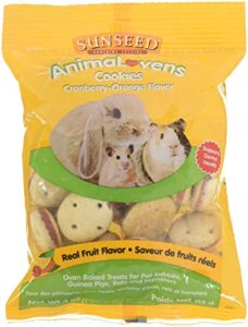 sunseed company 36022 cranberry-orange animalovens small animal treat, 4 oz