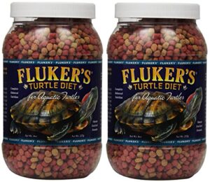 fluker's aquatic turtle diet (2 pack / 8-ounce)