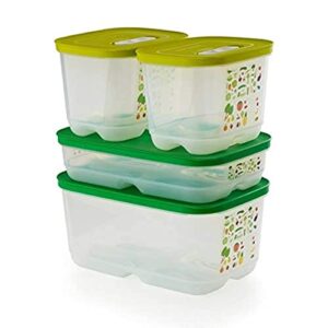 tupperware fridgesmart container 4 pcs set newest design