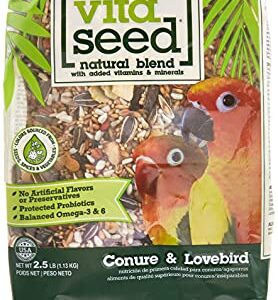 Vita Seed Conure And Lovebird Food Bag 2.5 Lb.