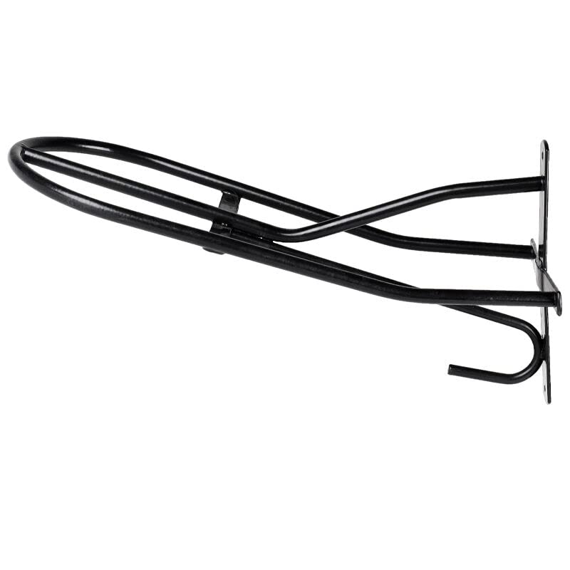 HORZE Saddle Rack with Bridle Hook - Black - One Size