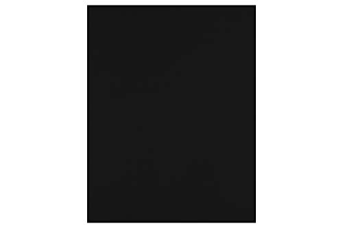 LUXPaper 8.5" x 11" Cardstock | Letter Size | Midnight Black | 100lb. Cover (183lb. Text) | 50 Qty