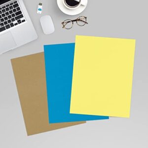 LUXPaper 8.5" x 11" Paper | Letter Size | Pastel Canary Yellow | 60lb. Text | 50 Qty