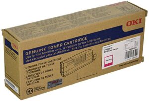 oki 45396222 magenta toner cartridge for mps3537mc, mps4242mc printers