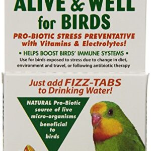 OASIS #80070 Alive and Well, Stress Preventative & Pro-Biotic Tablets for Birds