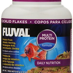 Fluval Cichlid Flakes 60gm, 2.12-Ounce